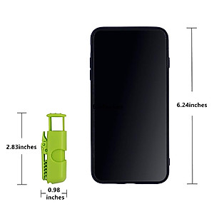 Pankia Bag Clips Multi-function Fruit Bread Bag Clip, Easy Grips Bag Cinch for Chip Bag Snack Bag Food Storage (6 Pack)