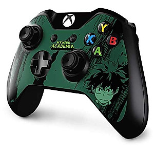 Skinit Decal Gaming Skin compatible with Xbox One Controller - Officially Licensed Funimation Deku Design