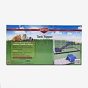Kaytee 10 Gallon Aquarium Tank Topper Add On Habitat for Pet Gerbils, Hamsters or Mice