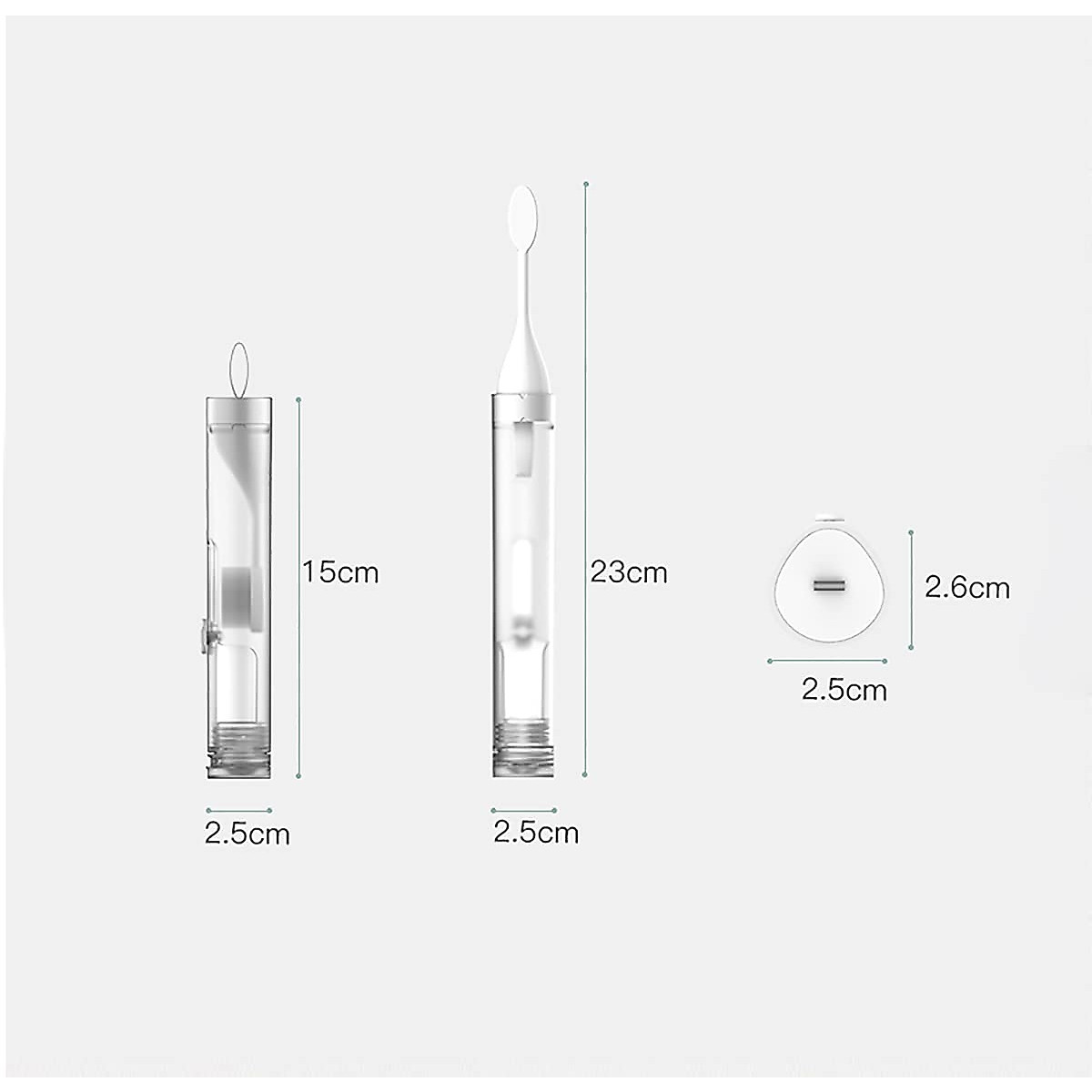 HAYAN Travel Toothbrush Kit, 3 in 1 Portable Lightweight Toothbrush Set | Individually Wrapped | Reusable | Soft Toothbrush