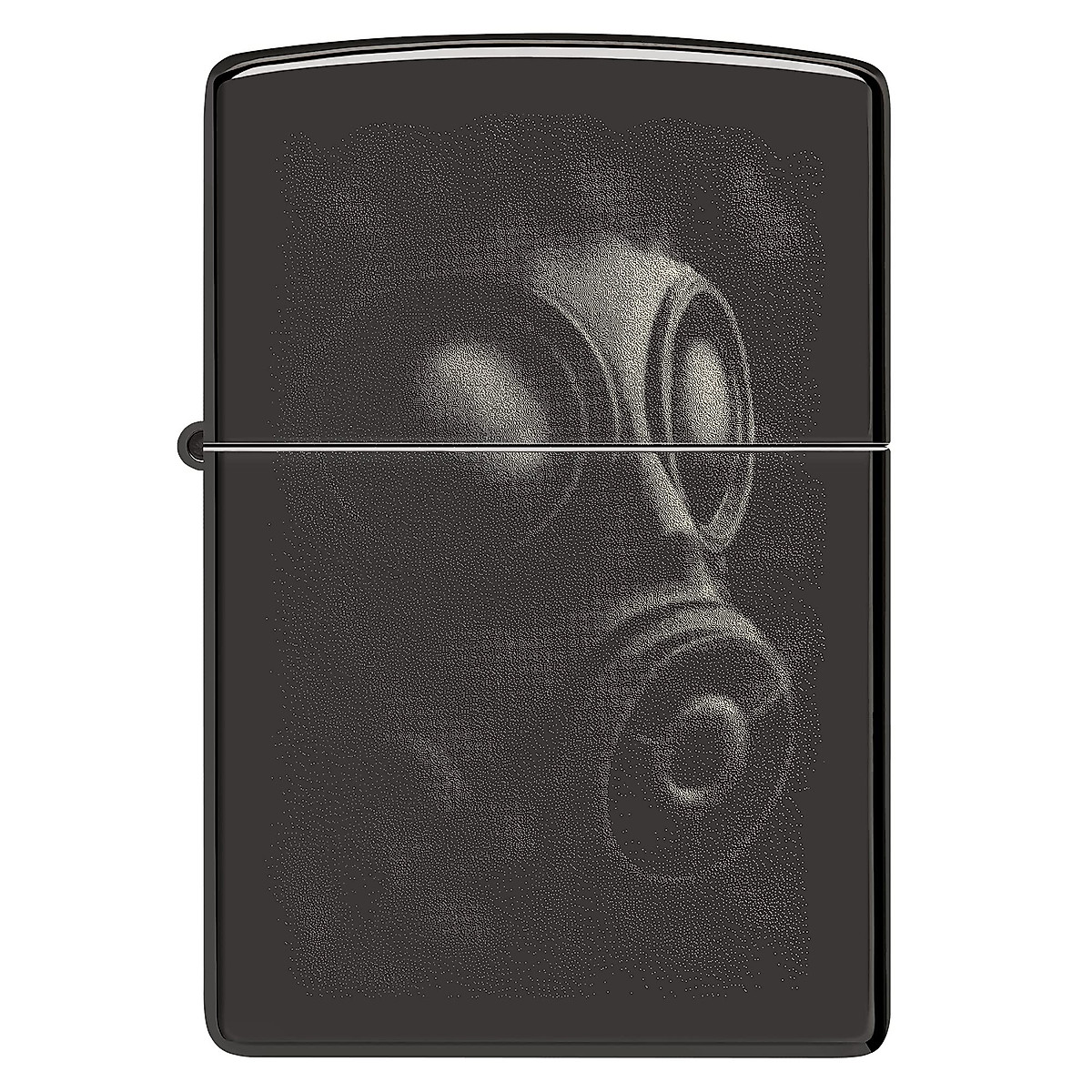 Zippo Gas Mask Design High Polish Black Pocket Lighter