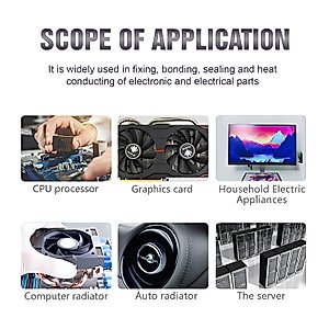 Dracaena Thermal Compound Paste (4Gram), Carbon Based High Performance, Heatsink Paste, Thermal Compound CPU for All Coolers, Thermal Interface Material -CTG9