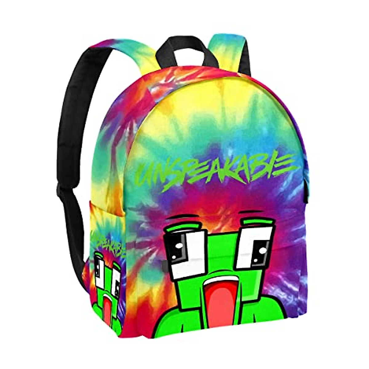 Kids School Bag Girls Boys Backpack Cute Cartoon Frog Lightweight Shoulder Book Bag Durable Middle Elementary Daypack Travel with Water Bottle Pocket