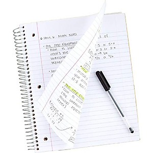Five Star Spiral Notebook, 3-Subject, Wide Ruled Paper, 10-1/2" x 8", 150 Sheets, Harvest Yellow (930011CJ1)