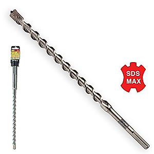 IVY Classic 48124 SDS Max 3/4 x 22-1/2-Inch Carbide Hammer Bit, 4-Cutter Head, 1/Card