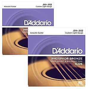 D'Addario EJ26 Acoustic Guitar Strings - 2 Packs