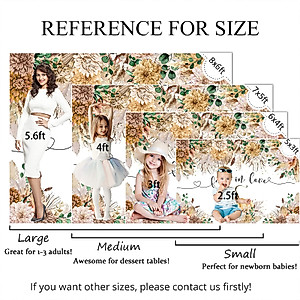 Mocsicka Fall in Love Bridal Shower Backdrop Boho Autumn Wedding Party Decoration Autumn Leaves Fall Bridal Shower Photography Background Pumpkin Bridal Shower Decoration Banner (8x6ft(96x72 inch))