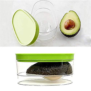 Fruit and Vegetable Storage Containers for Fridge 4 Piece Set, Onion, Lemon, Tomato and Avocado Saver / Holder / Keeper