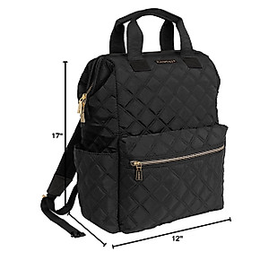 JOAN & DAVID DIAMOND QUILTED FRAME BACKPACK