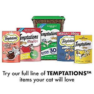 Temptations Classic, Crunchy and Soft Cat Treats, Holiday Dinner Turkey and Sweet Potato Flavor, 16 oz. Pouch