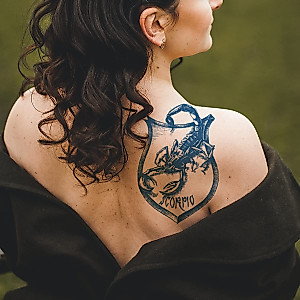 Oottati 6 Sheets Semi Permanent Fake Waterproof Arm Temporary Tattoo Stickers Long Lasts 1-2 Weeks, Ship Boat Anchor Rope Compass Scorpion Lighthouse Sailor Sea Arrow Natural Fading