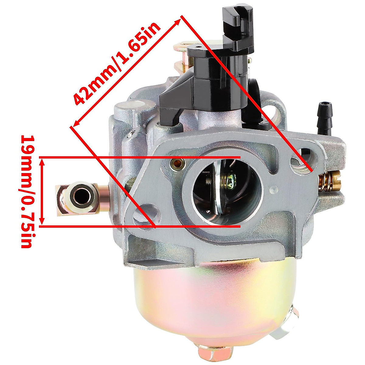 HUSWELL 247.889571 Carburetor Primer Bulb Fuel Line kit for Troy-Bilt Storm 2410 “Old Style” 247.889701 247.886910 247.887200 247.889571 247.88955 247.881720 MTD 270-QU 952Z265-SUA Huayi 170SA