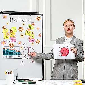 Lukinuo Cute Flower Fridge Magnets 20PCS Mini Daisy Refrigerator Magnet Colorful Flower Fridge Magnets for Locker Whiteboard Refrigerator Office Photo Cabinet Bulletin Board