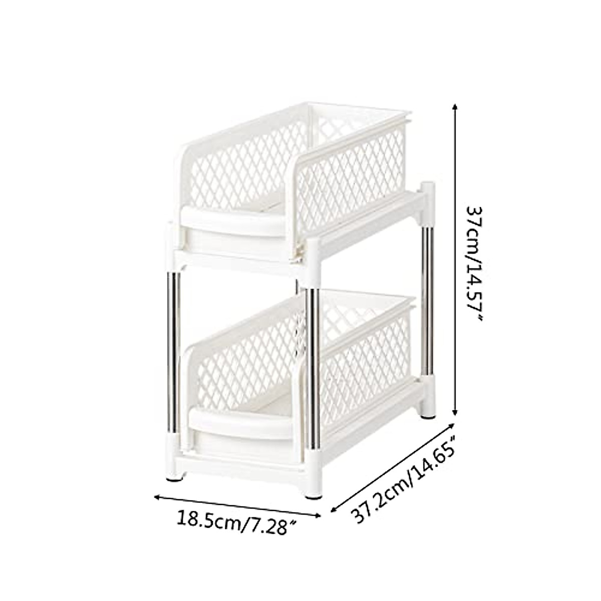 Freestanding Hollow Drawer Storage Stand Under Sink Cabinet Organizer Stand for Cabinet