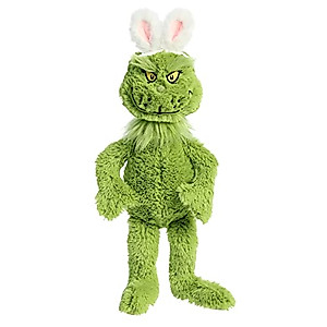 Aurora® Whimsical Dr. Seuss™ Bunny Grinch Stuffed Animal - Magical Storytelling - Literary Inspiration - Green 14 Inches
