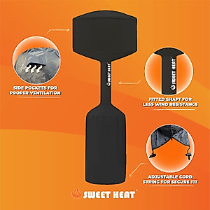Sweet Heat Patio Heater Cover - Black: The First and Only Patio Heater Cover Designed to Work with Any Heat Reflector…