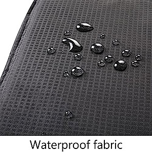 AYVANBER Roomy Camera Protective Bag Insert Waterproof Lens Pouch Shockproof DSLR SLR Carrying Case with Thicken Partition Padded Liner for Sony Canon Nikon Camera Flash Light & Accessories