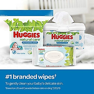 HUGGIES Refreshing Clean Baby Wipes, 172 Count (Pack of 2), 352 Total Wipes