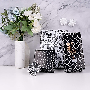 MAYPLUSS Wrapping Paper Roll - Mini Roll - 17 inch X 120 inch Per roll - 3 Different Easter Design - Pink/blue/yellow (42.3 sq.ft.ttl)