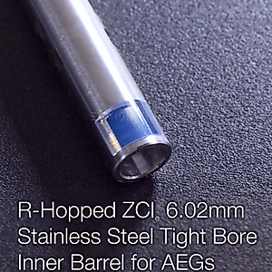 Elvish Tac R-Hopped ZCI 6.02mm Tightbore Barrel + Modify Flat-Hop Bucking AEG R-Hop RHop (407)