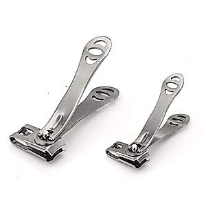 Clipper Genius Nail Clipper Set, 360 Degree Swivel Blade Nail Clippers for Men & Women, Designed to Trim with Precision, Lightweight Stainless Steel Fingernail & Toenail Trimmer, Compact Nail Cutter