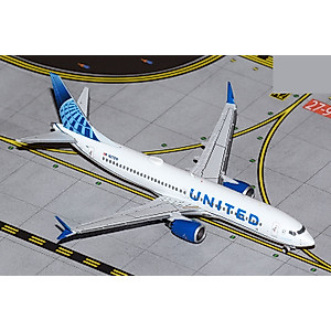 GeminiJets GJUAL2049 United Airlines Boeing 737 MAX 8 N27521; Scale 1:400