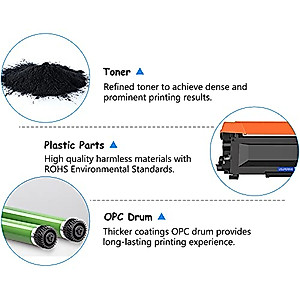SuperInk 2 Pack Compatible Toner Cartridge and Drum Unit Replacement for Brother TN450 TN420 DR420(1 Toner,1 Drum) Use with HL-2270DW HL-2280DW HL-2230 HL-2240 MFC-7360N MFC-7860DW DCP-7065DN Printer