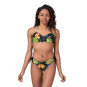 NEBBIA Earth Powered Bikini Top 556 (Small, Jungle Green)