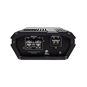 Hifonics ZTH-1225.1D Zeus Theta Compact Mono Channel Car Audio Amplifier (Silver) – Class D Amp, 1200-Watt, Onboard Electronic Crossover, Built-in Bass Control, Bass Remote Included