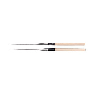 KOSDFOGE Japanese Sushi Chopsticks with Wood Handle Cooking Chopsticks Tableware Serving Utensils(150mm)