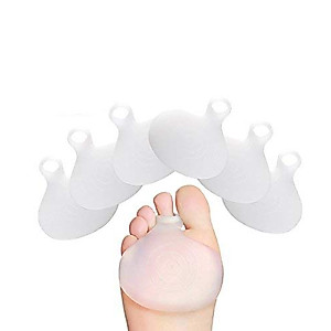 6PCS Silicone Gel Ball of Foot Cushion Arch Support Insoles Metatarsal Foot Pain Relief (6 pcs)