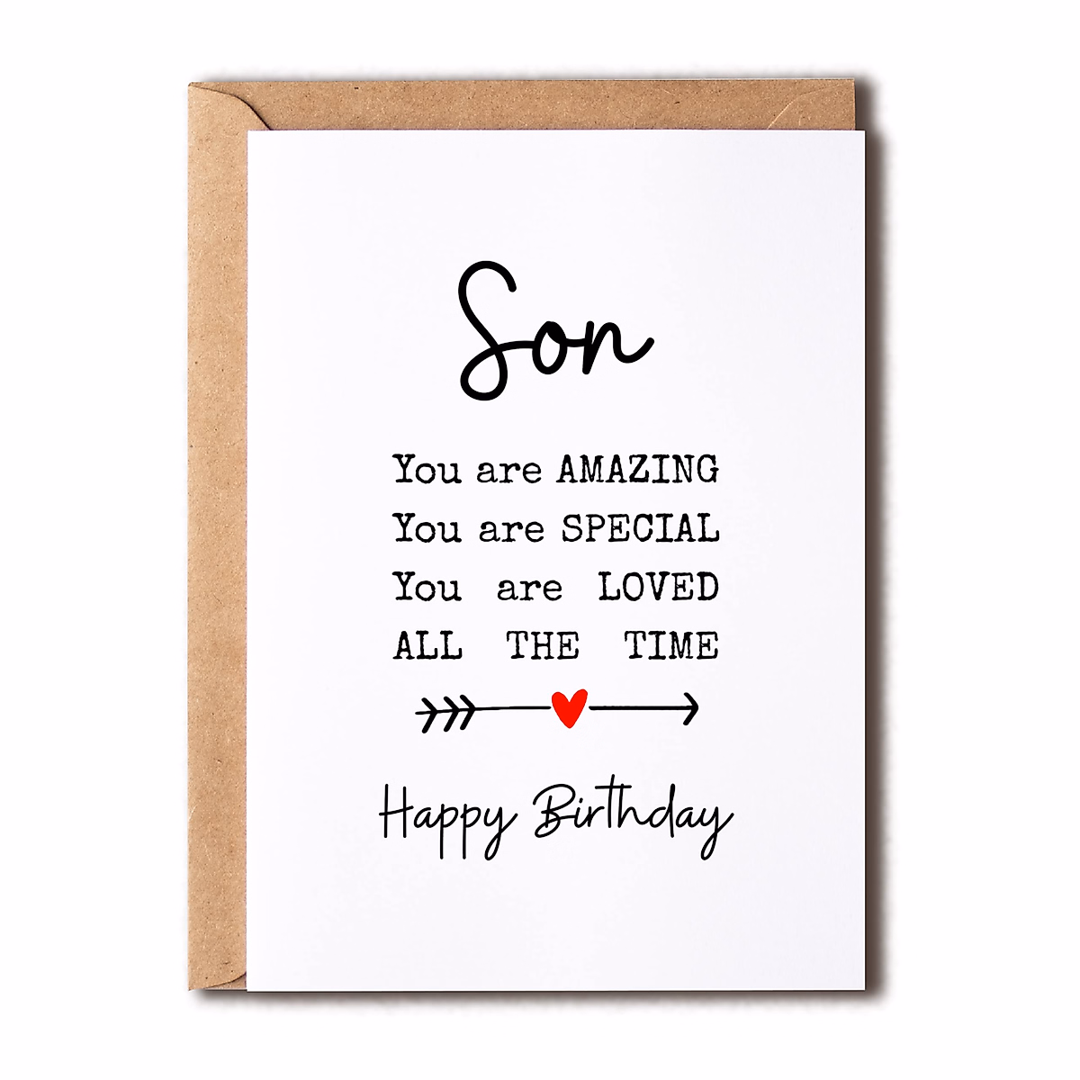Son Birthday Card Poem Card For Son - You Are Amazing - Birthday Card For Son - Card For Son - Birthday Card Son