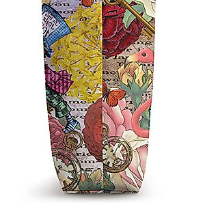 Alice In Wonderland Collage Tote Bag