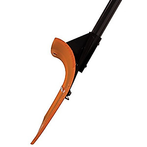 A.M. Leonard Poly Snow Pusher/Shovel with D-Grip Fiberglass Handle - 30 Inches, Orange