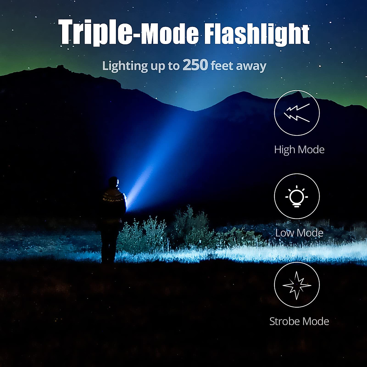 Extremus Blaze 360 Rechargeable Electric Lighters, Dual Arc Lighter, Windproof Plasma Lighter, Waterproof Lighter, Flameless Lighter with Whistle Lanyard for Camping (Black Flashlight)