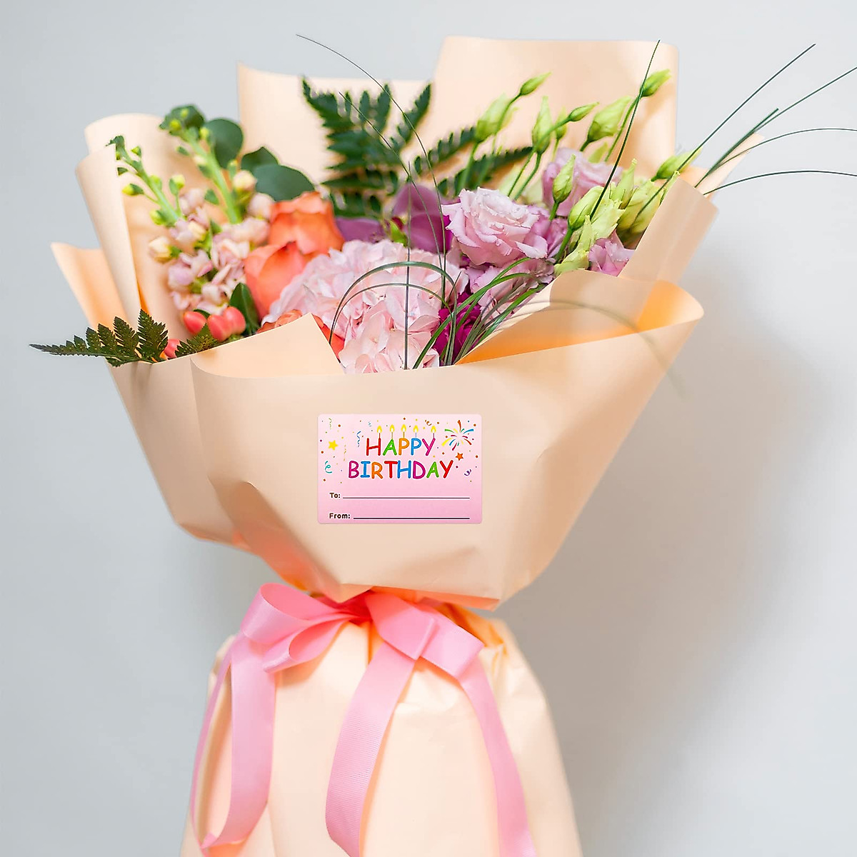 Happy Birthday Gift Stickers - 100 Labels for Celebrations