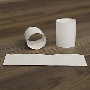 RayLynn Products, Pack of 2,500 White Premium Napkin Bands, Self-Adhesive 1.5" x 4.25"…
