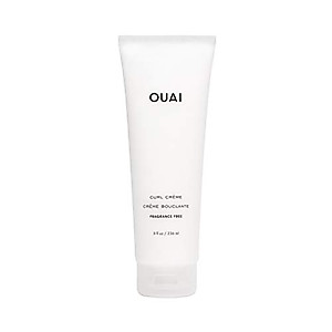 OUAI Curl Crème, The Universal Crème for All Curl Types, Fragrance-Free, 8 Fluid Ounces
