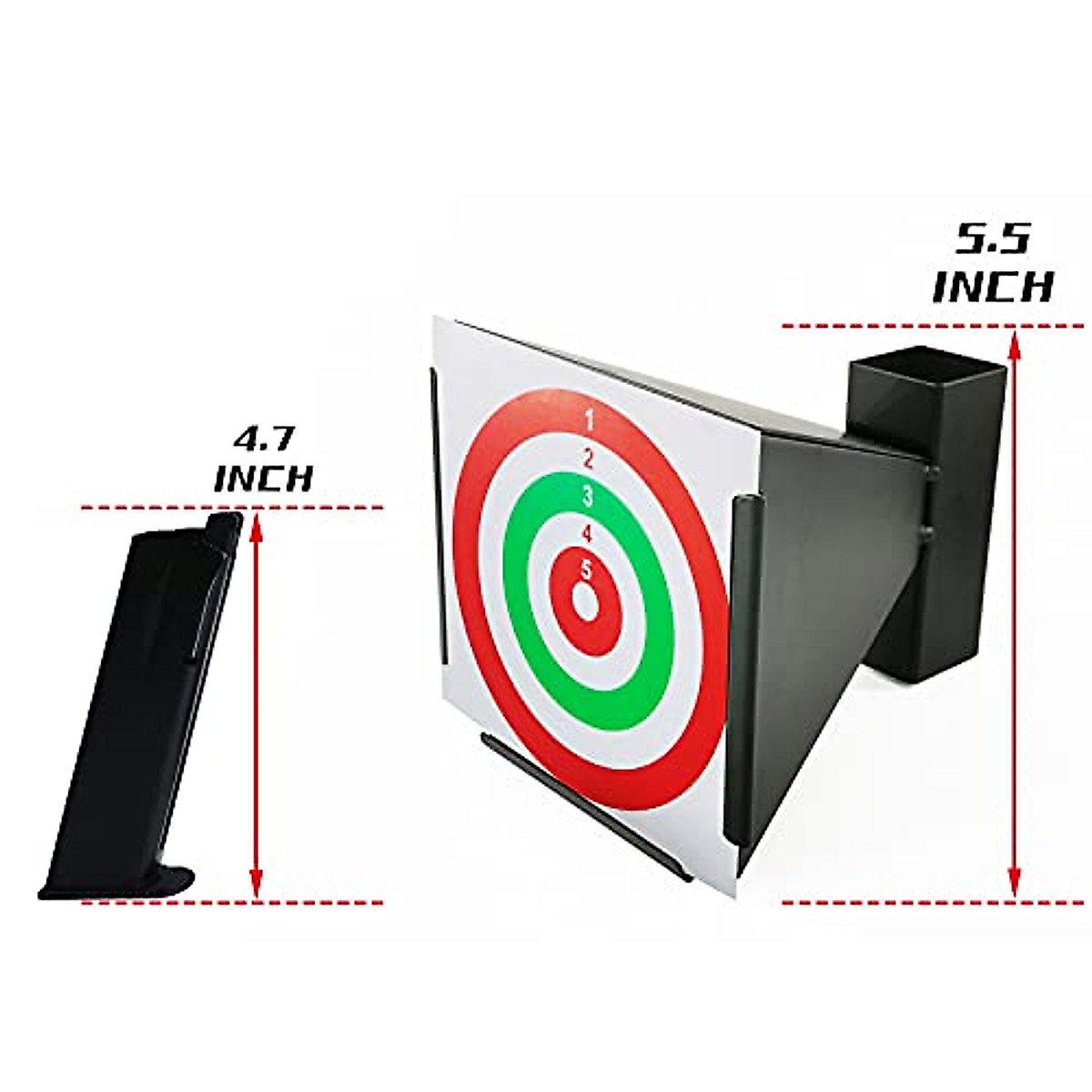 Atflbox BB Gun Trap with 50pcs Paper Target and 100 x Animal Shooting Paper Targets