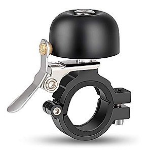 Pioneeryao Bell for Bike, Bike Bicycle Bell for Road Bike Mountain Bike BMX Bikes (Black-1)