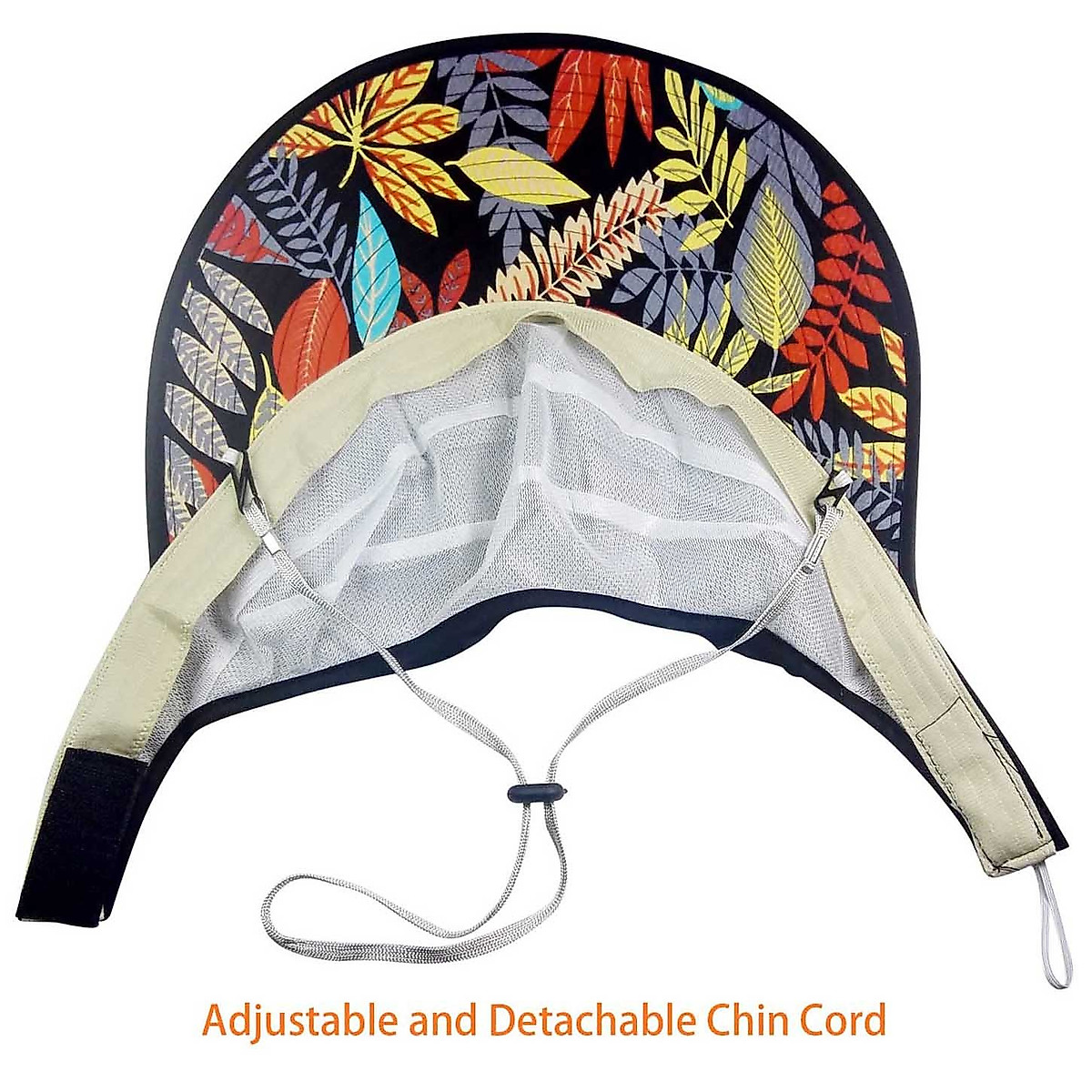 HINDAWI Sun Hat Sun Hats for Women Wide Brim UV Protection Summer Beach Packable Visor Black