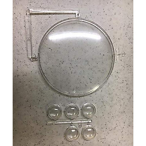 Atlantis Models Plastic Model KIT UFO, Clear,Silver