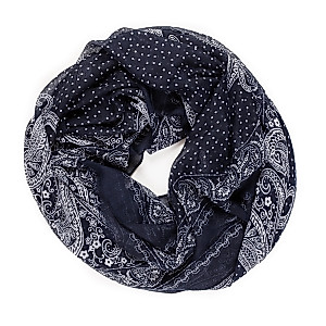 MELIFLUOS DESIGNED IN SPAIN Scarf for Men Lightweight Paisley Fashion Scarves Man Gentleman Summer Fall Spring (MFS02)