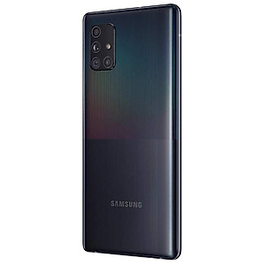 Samsung Galaxy A71 5G (128GB, 6GB) 6.7" AMOLED+, Snapdragon 765G, 4500mAh Battery, Global 5G Volte GSM AT&T Unlocked (T-Mobile, Metro, Straight Talk) A716U (Black) (Renewed)