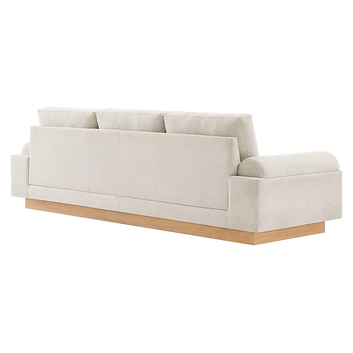 Modway EEI-6401-IVO Oasis Upholstered Fabric Sofa, Ivory