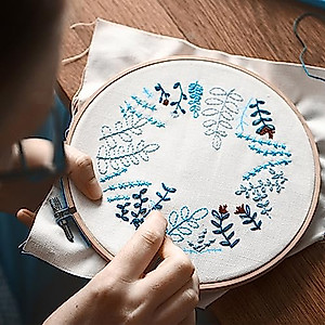 ATDAWN Rainbow Color Embroidery, Cross Stitch Threads, Bracelets, Crafts Floss, 50 Count