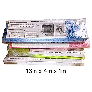 PeavyTailor 70 Spools Thread Holder Thread Rack Sewing Thread Organizer Thread Stand Spool Holder for Sewing and Embroidery Quilting. Threads Spool Rack has Holes to Hold on The Wall Green