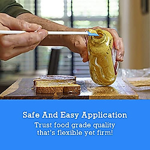 Spatty Daddy Kitchen Spatula Set (6 and 12 Inch Blue) Shark Tank Mom Made to Scrape Last Drop From Jars, Ketchup, Icing, Peanut Butter, Spreading or Mixing Gifts for Cooks, Grandma, Stocking Stuffers