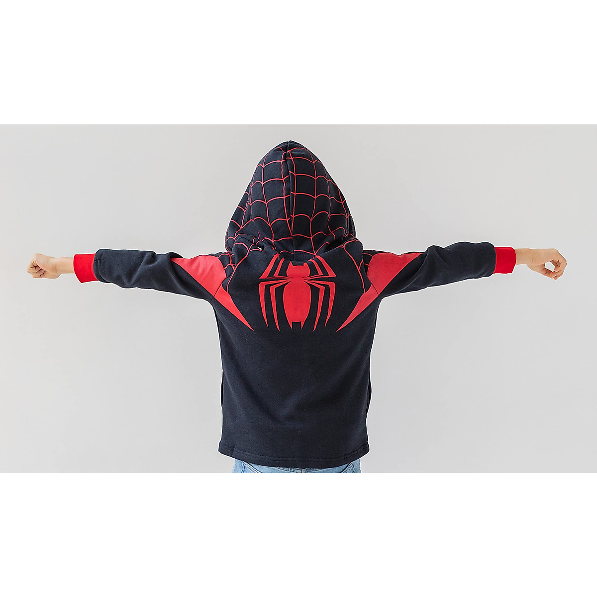 Marvel Spider-Man Miles Morales Toddler Boys Zip Up Hoodie Spiderverse 5T