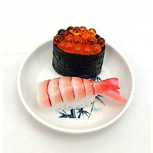 JapanBargain 2327, Set of 4 Soy Sauce Dishes Dipping Bowls Snack Side Dish Bowl Seasoning Dishes, 3.75 inches Diameter, Bamboo Melamine